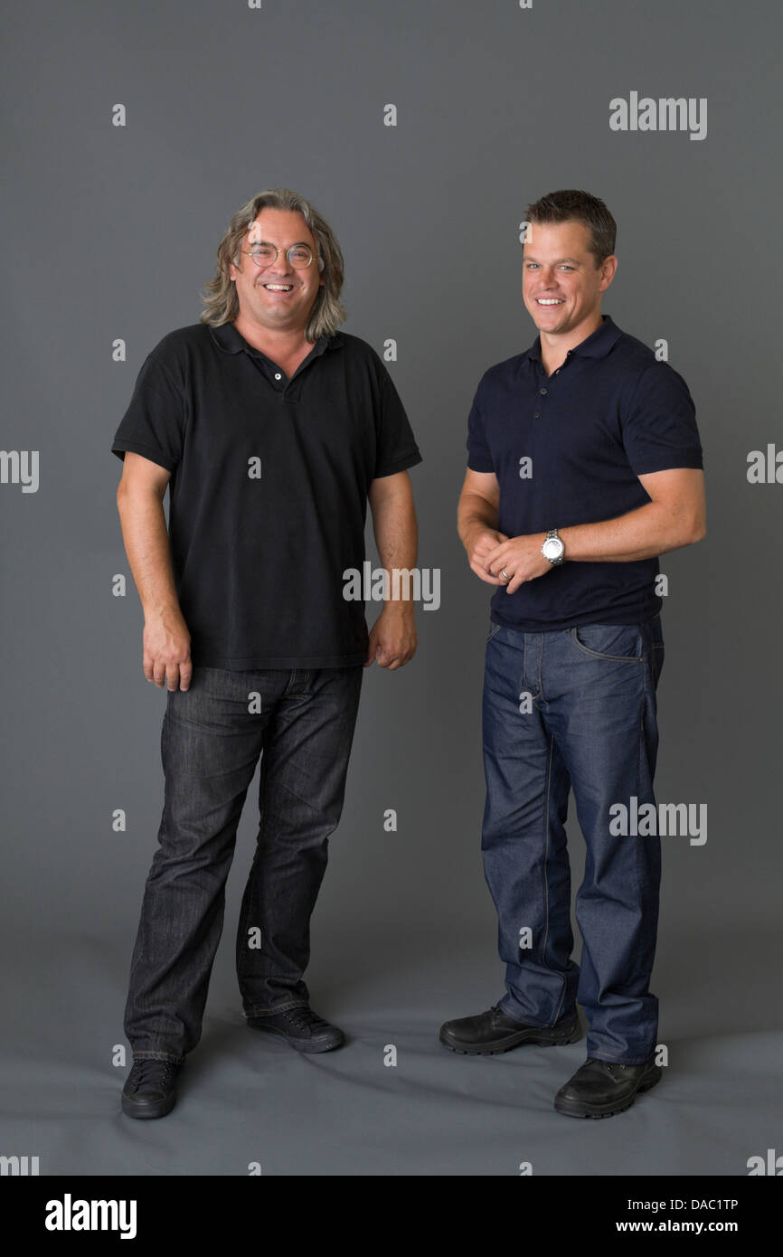 LOS ANGELES – JULY 7 Actor Matt Damon and Director Paul Greengrass in ...