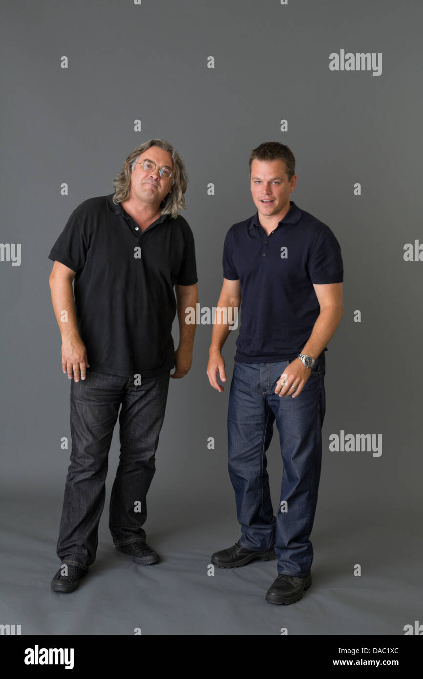 LOS ANGELES – JULY 7 Actor Matt Damon and Director Paul Greengrass in ...