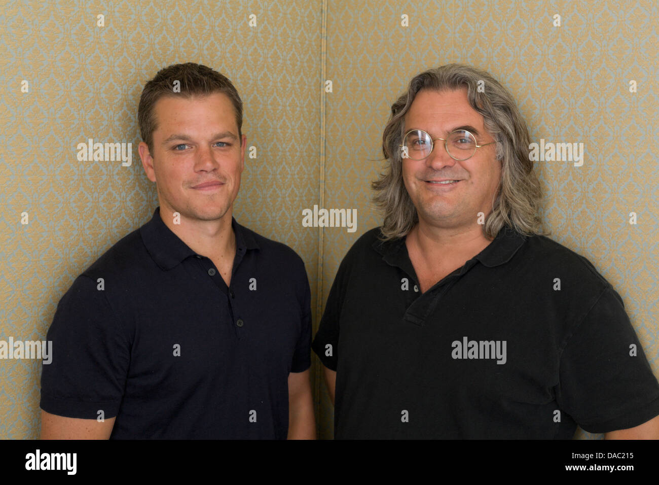 LOS ANGELES – JULY 7 Actor Matt Damon and Director Paul Greengrass in ...