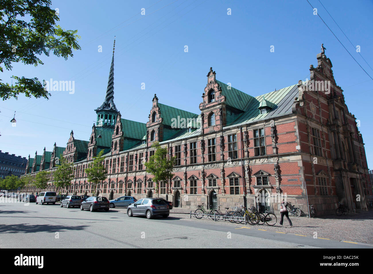 Historic Stock Exchange in Copenhagen Stock Photo - Alamy
