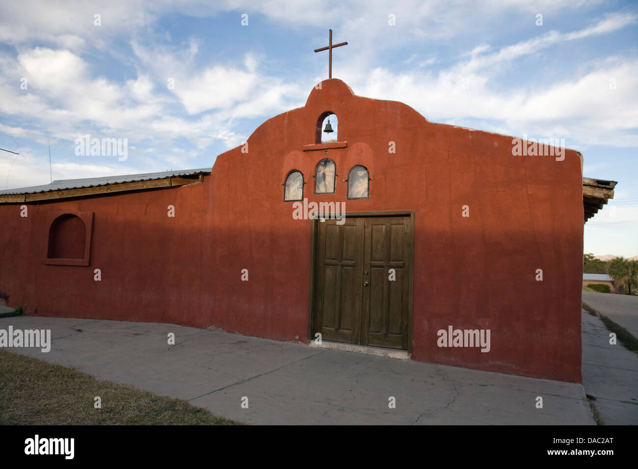 Small church in Nuevo Casas Grandes, Mexico Stock Photo - Alamy