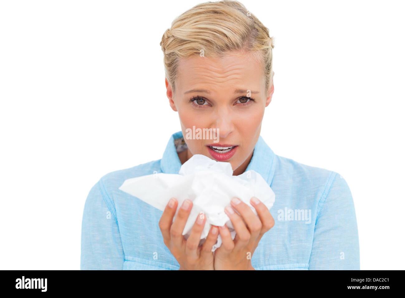 Woman tissues hi-res stock photography and images - Alamy