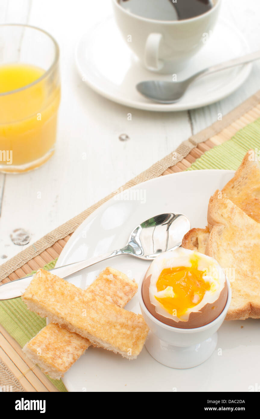 Breakfast toast coffee orange juice hi-res stock photography and images ...