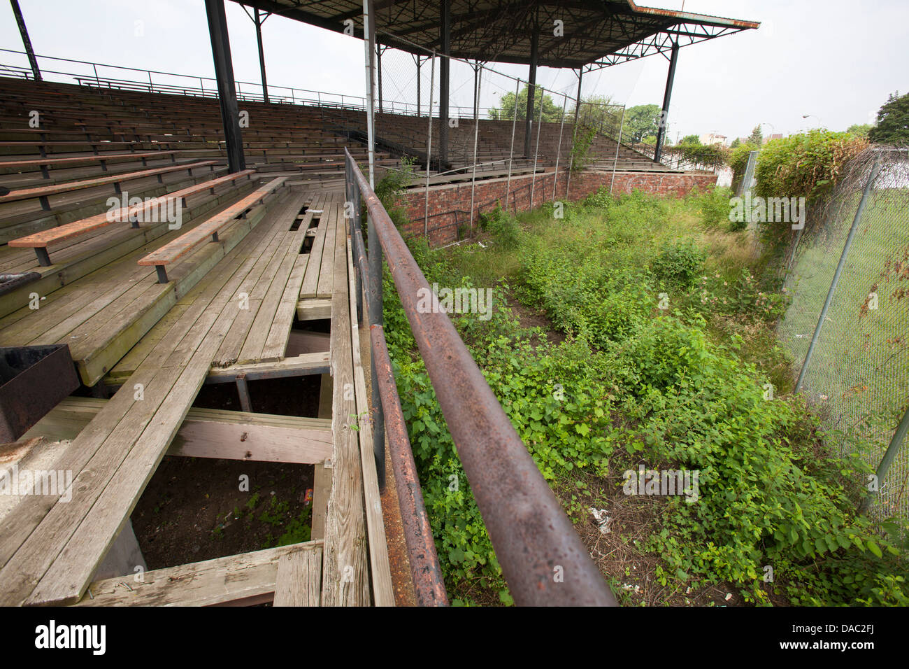 Hamtramck Stadium, home of the Detroit Stars baseball team in the Negro ...