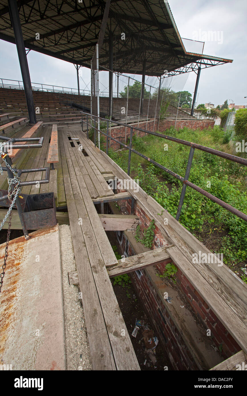 Hamtramck Stadium, home of the Detroit Stars baseball team in the Negro ...