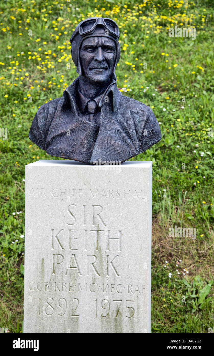 Bust of Air Chief Marshal Sir Keith Park at Capel-le-Ferne Battle of ...