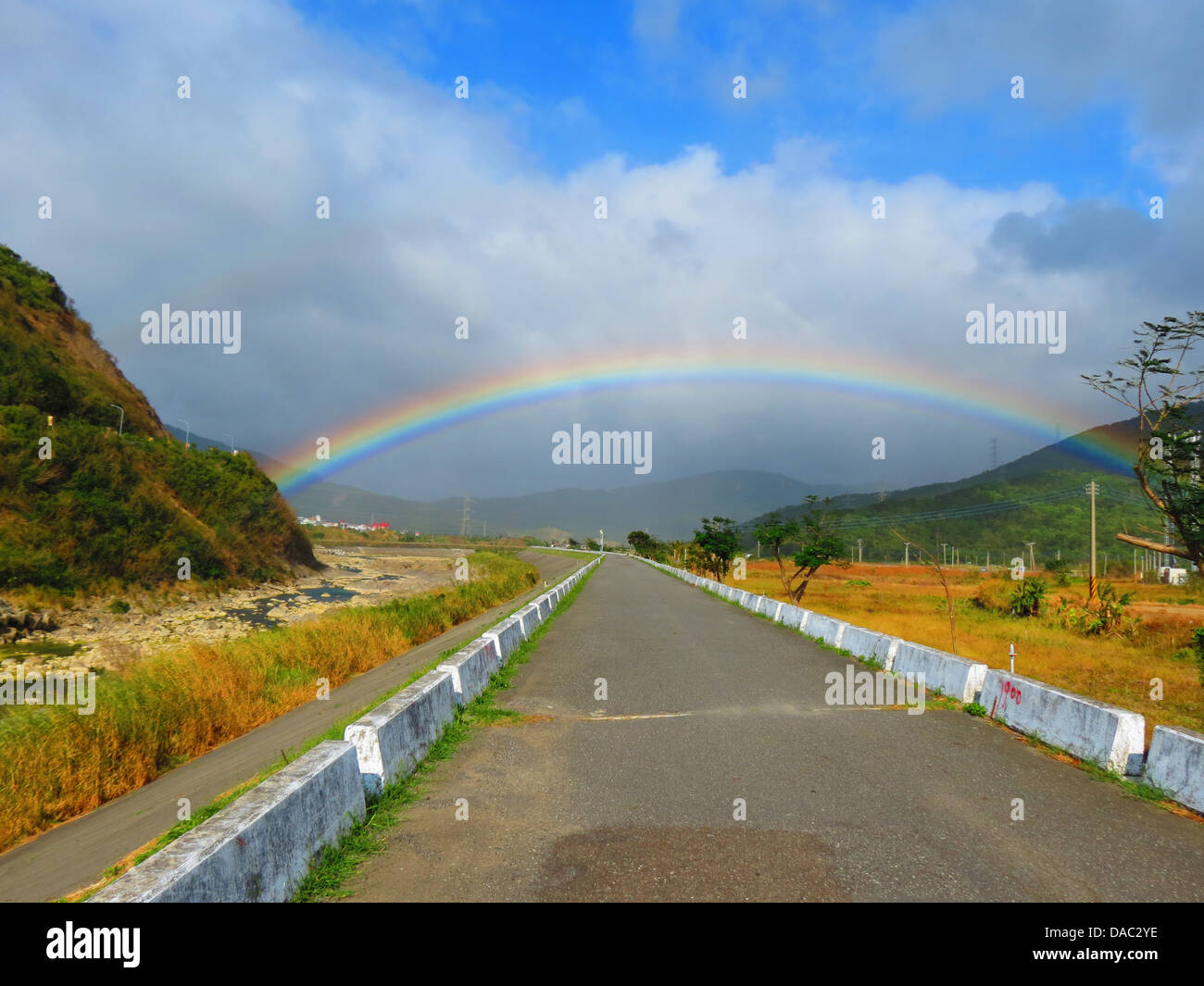 A rare rainbow in outdoors Stock Photo - Alamy