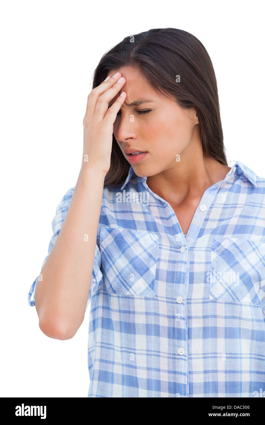 Frowning his forehead hi-res stock photography and images - Alamy