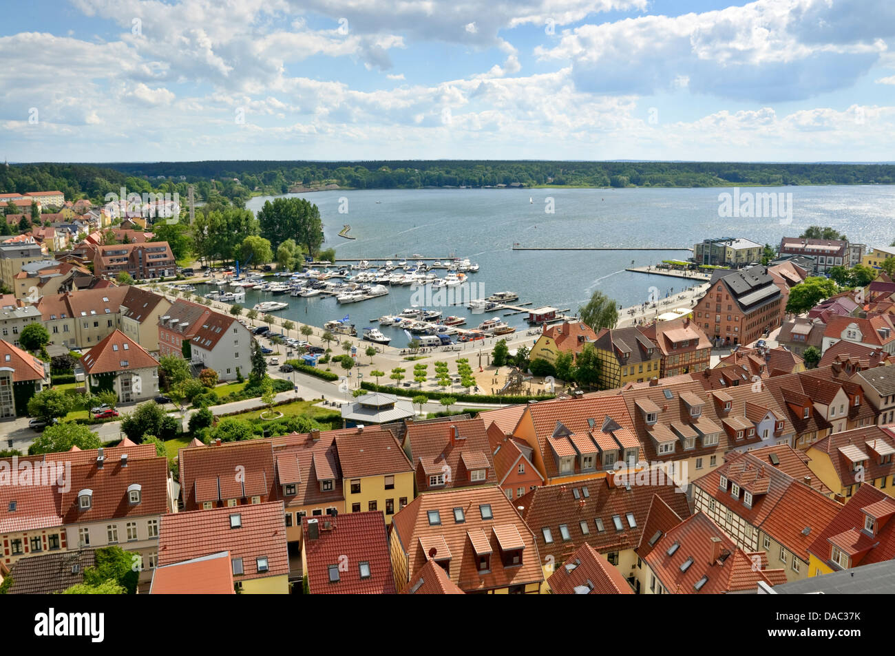 View of Waren & Müritz lake, Mecklenburg, Germany Stock Photo - Alamy