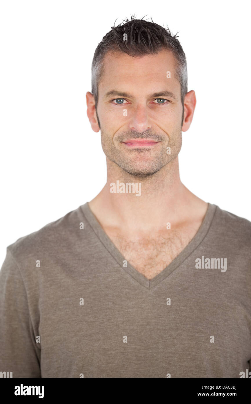 Portrait friendly smiling man hi-res stock photography and images - Alamy