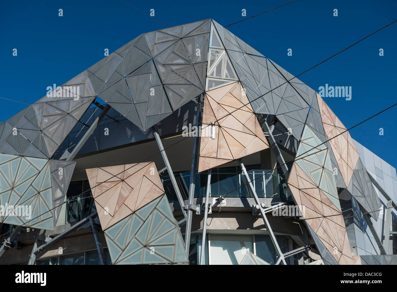 Federation Square Architectural Building Detail, Melbourne, Australia ...