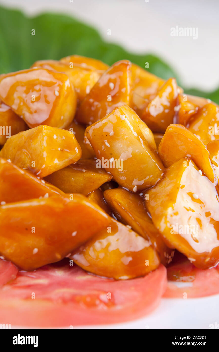 China delicious food-- Sweet Chinese yam Stock Photo - Alamy