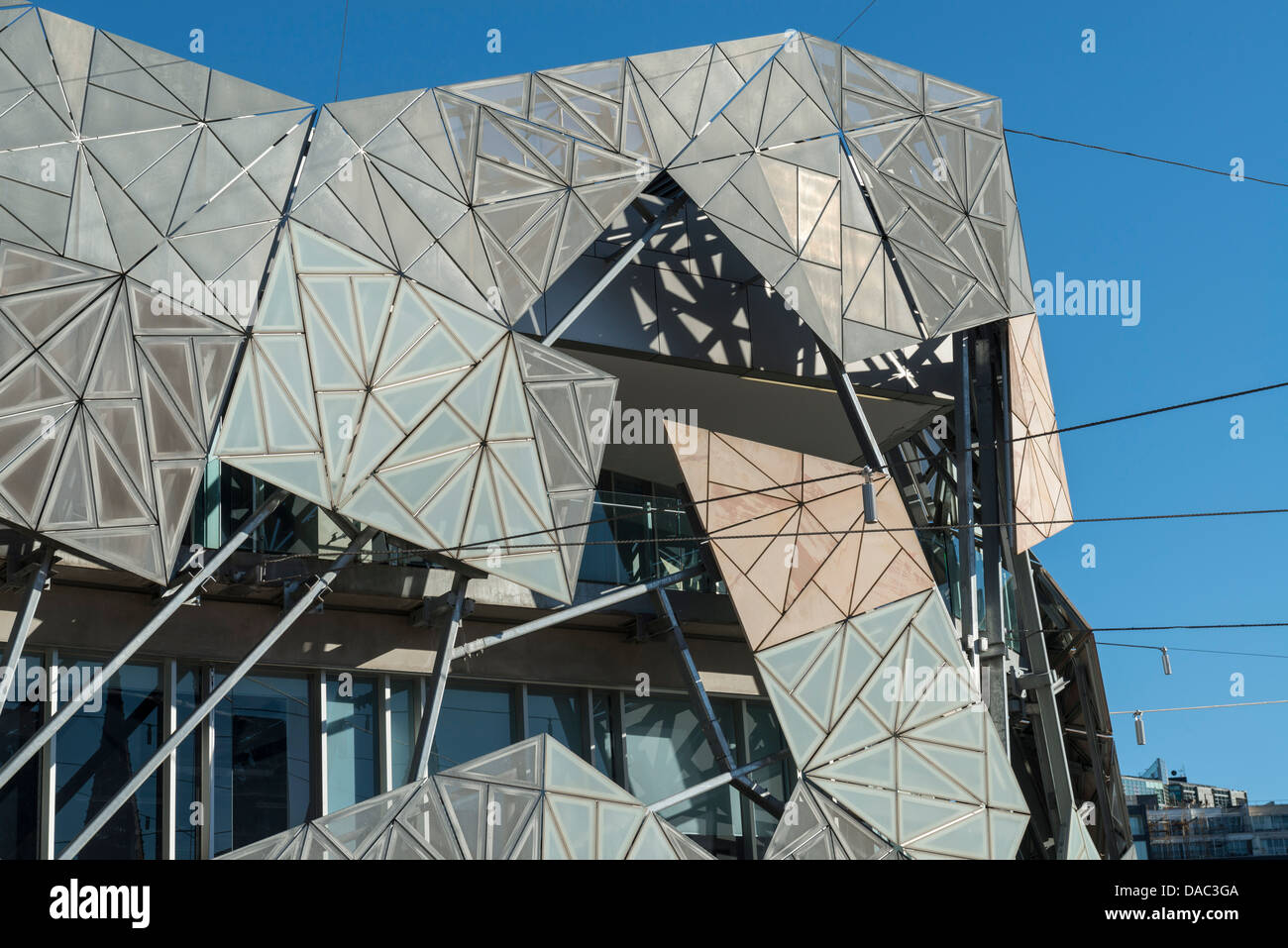 Federation Square Architectural Building Detail, Melbourne, Australia ...