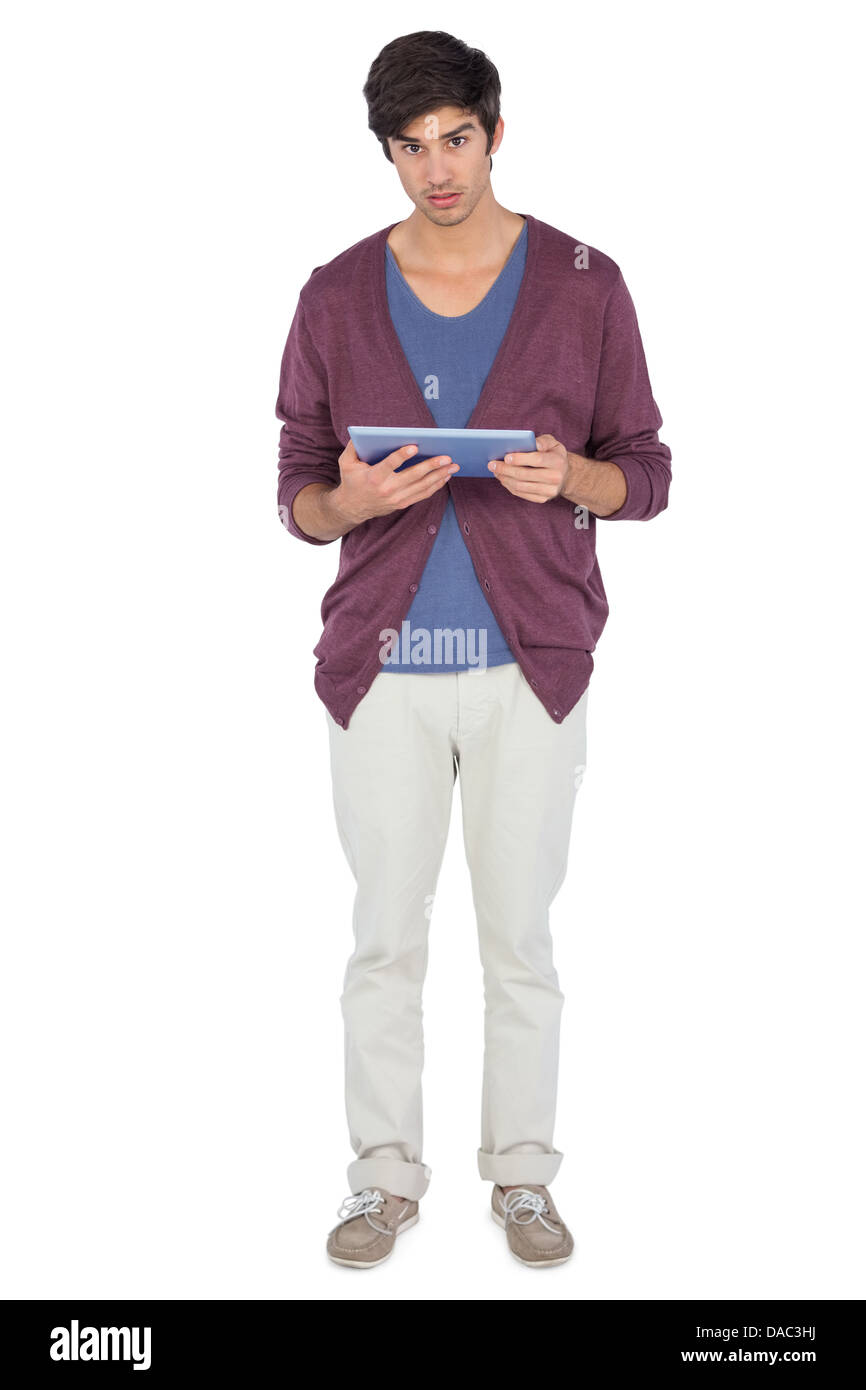 Man standing and looking to camera Cut Out Stock Images & Pictures - Alamy