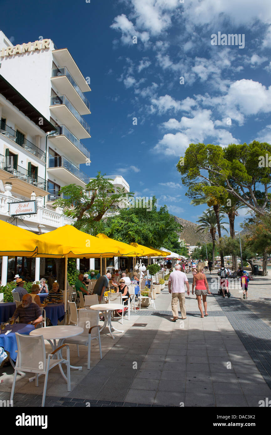 Puerto Pollensa (Port de Pollenca) in Northern Mallorca Majorca, Spain ...