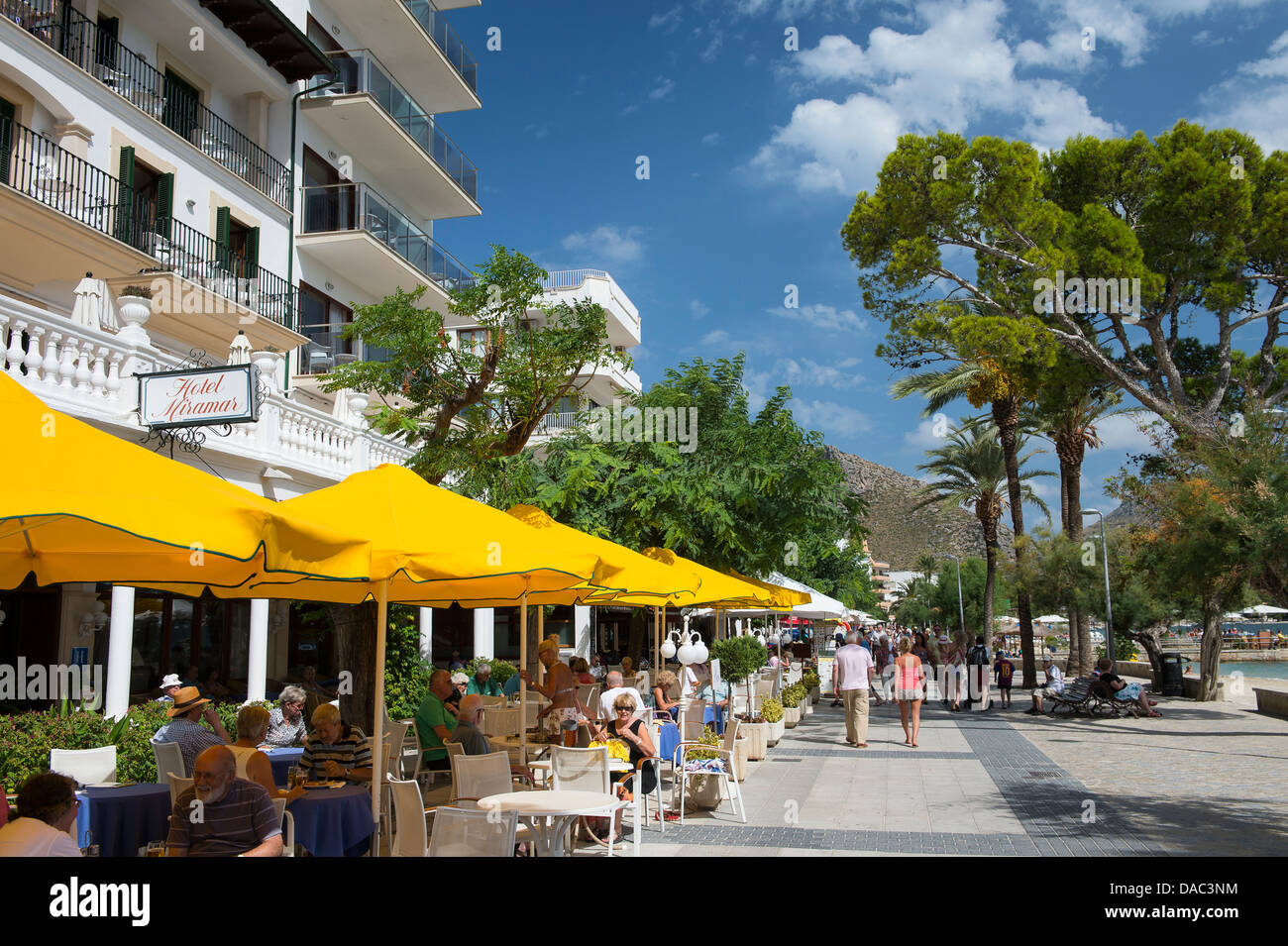 Puerto Pollensa (Port de Pollenca) in Northern Mallorca Majorca, Spain ...