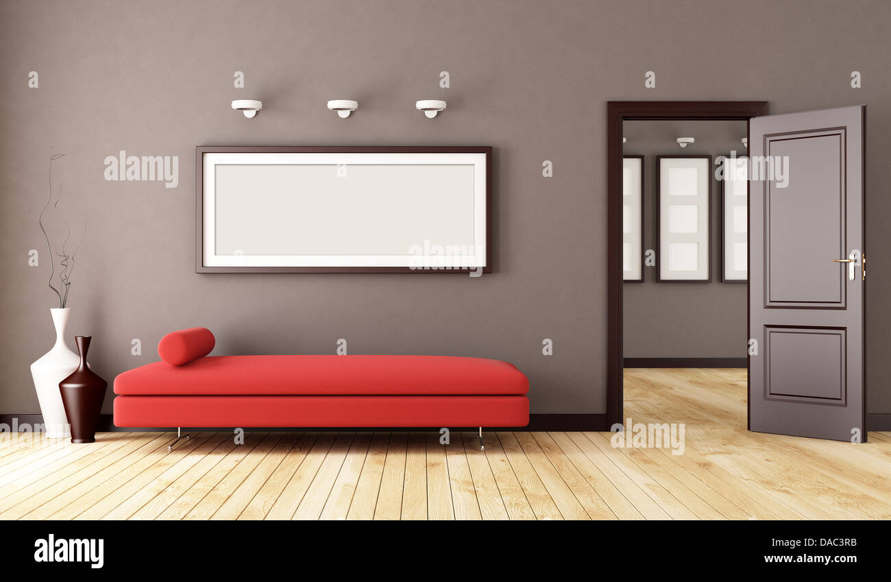 Red velvet interior hi-res stock photography and images - Alamy