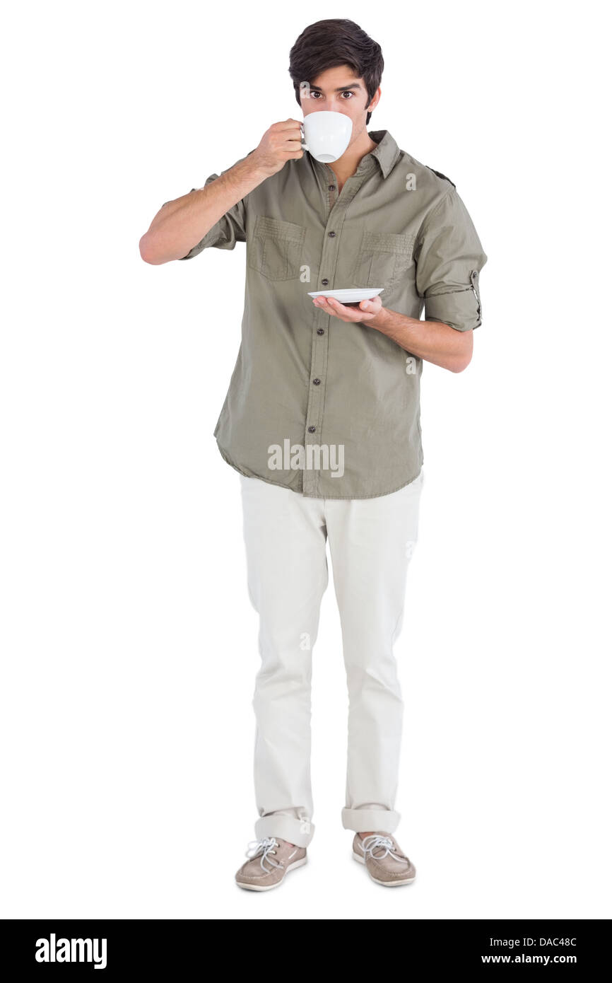 Black man and drinking Cut Out Stock Images & Pictures - Alamy