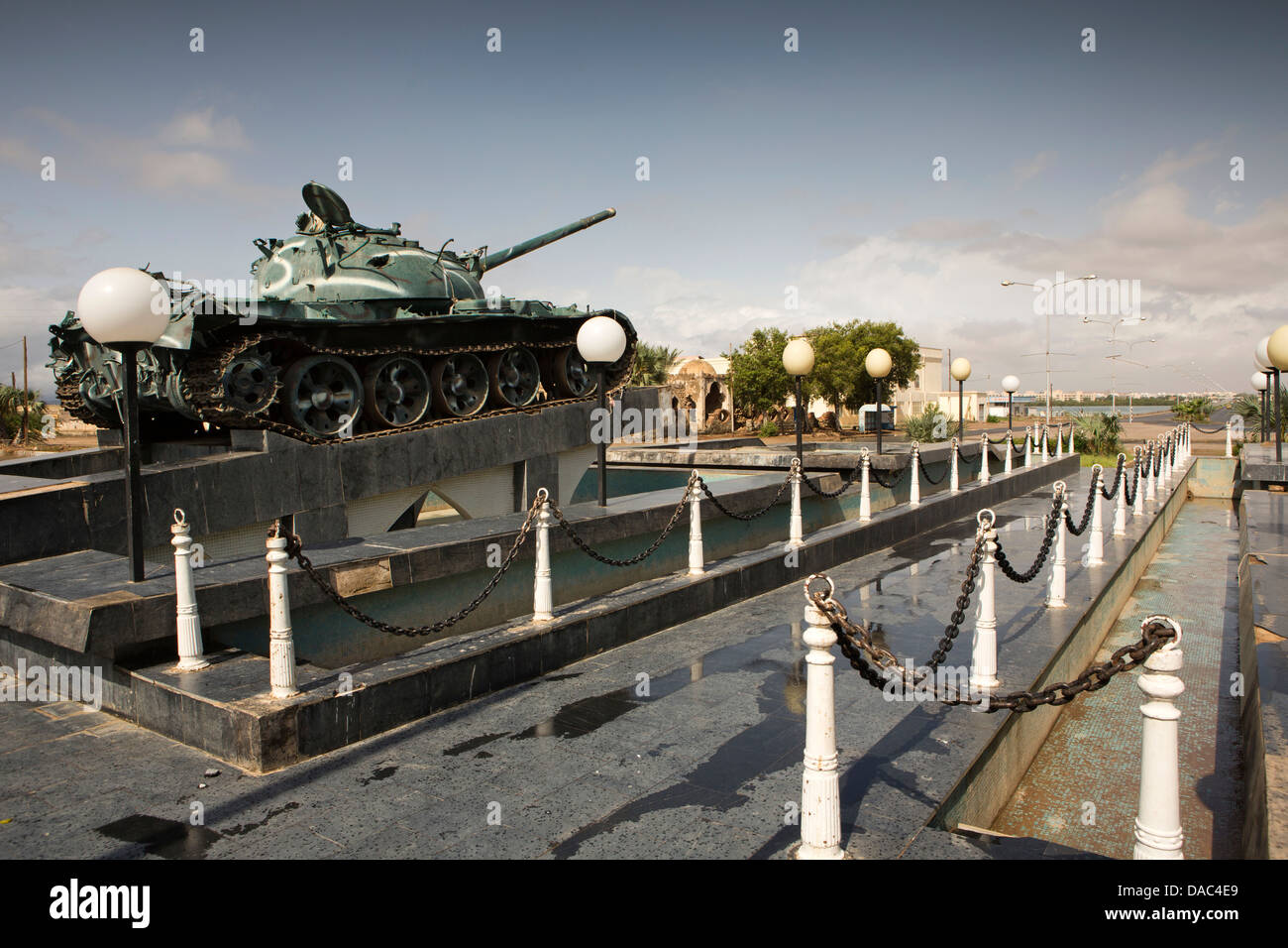 Africa, Eritrea, Massawa, Tualud, War Memory Square, three Ethiopian ...