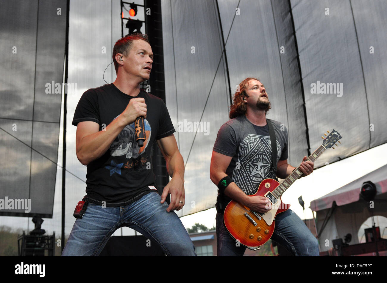 July 2, 2013 - Raleigh, North Carolina, USA - Singer BRAD ARNOLD and ...