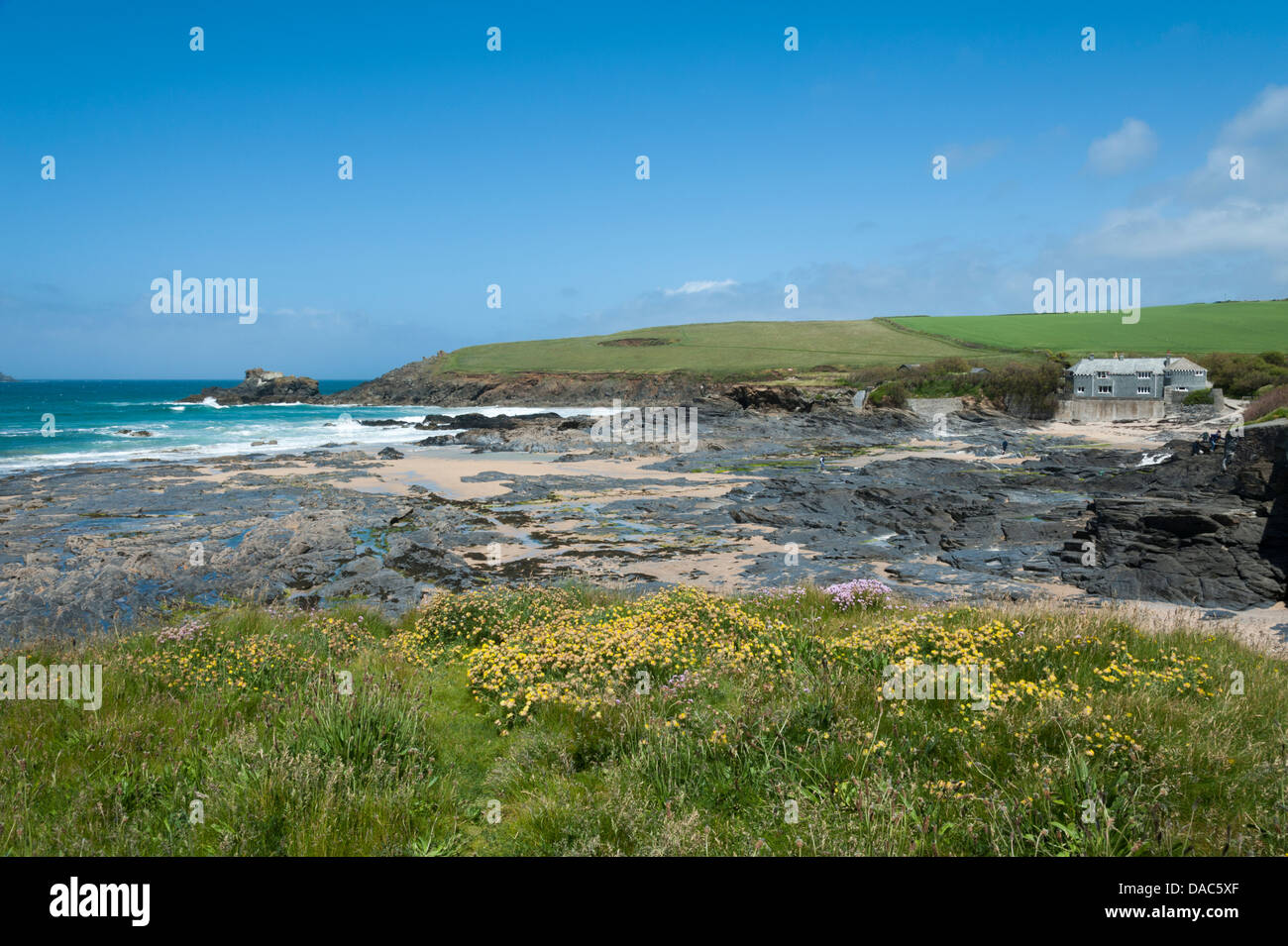 Trevone Bay Cornwall High Resolution Stock Photography and Images - Alamy
