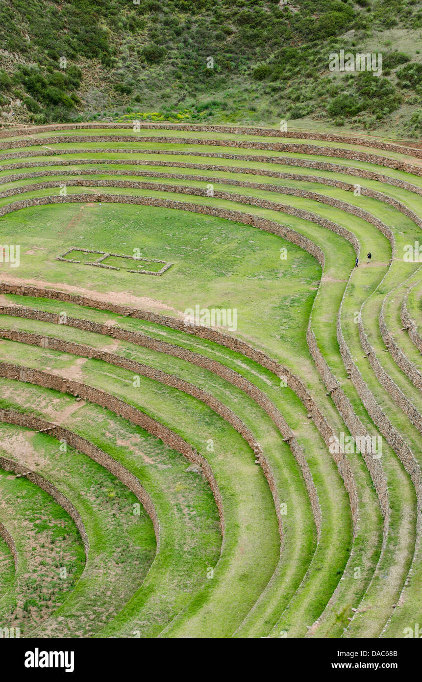 Ancient Moray Incan terraced agricultural laboratory stone terraces ...