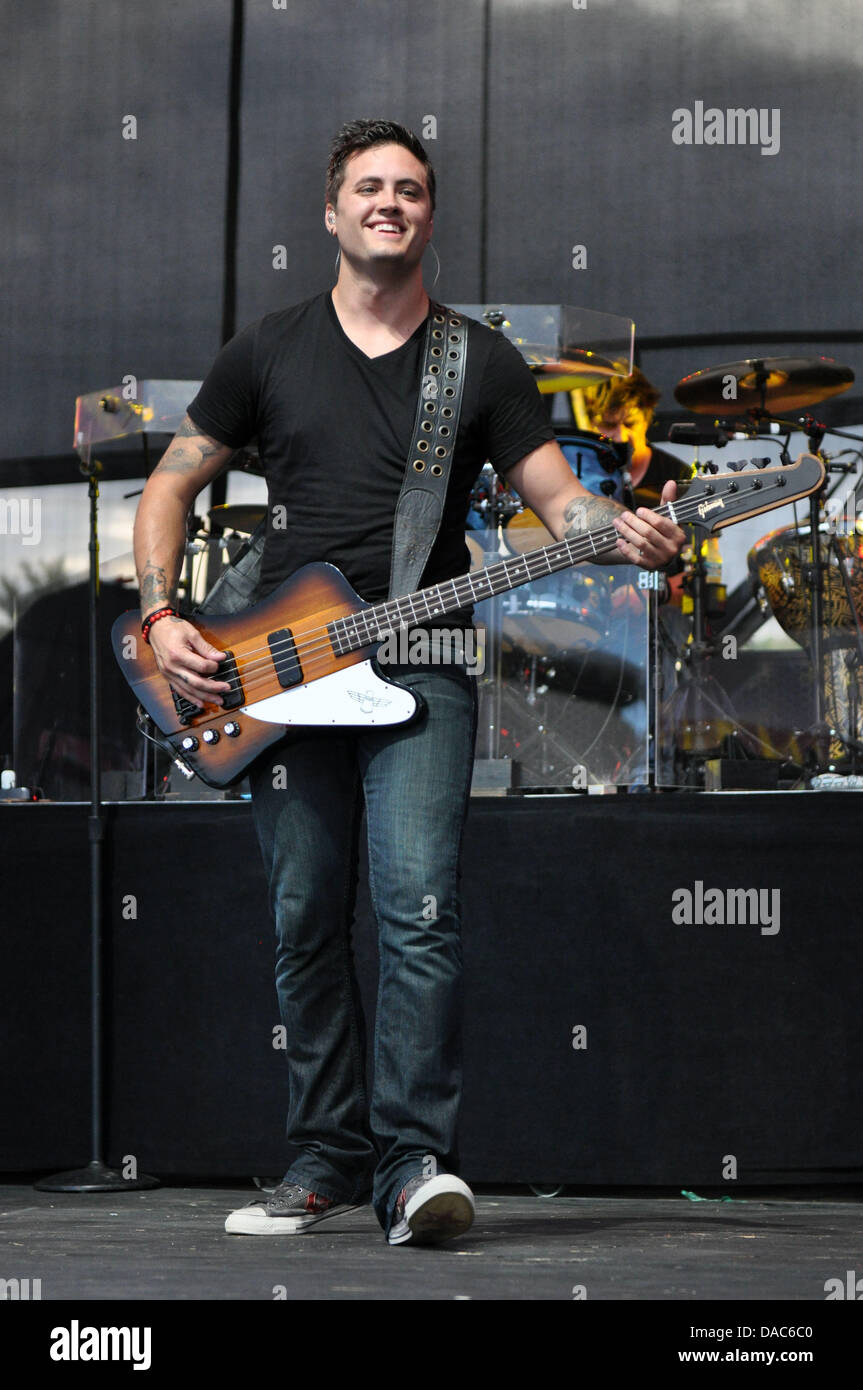 July 2, 2013 - Raleigh, North Carolina, USA - Singer TODD HARRELL of ...