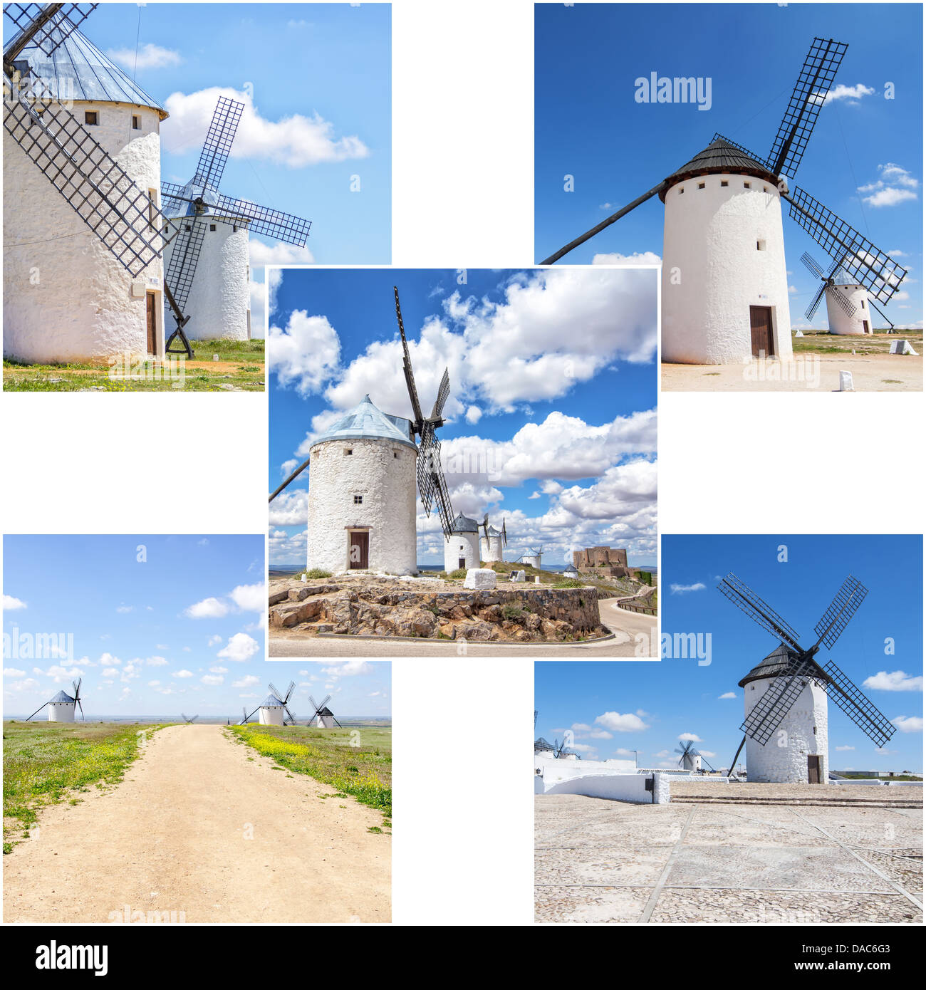 Traditional wind mills Stock Photo - Alamy