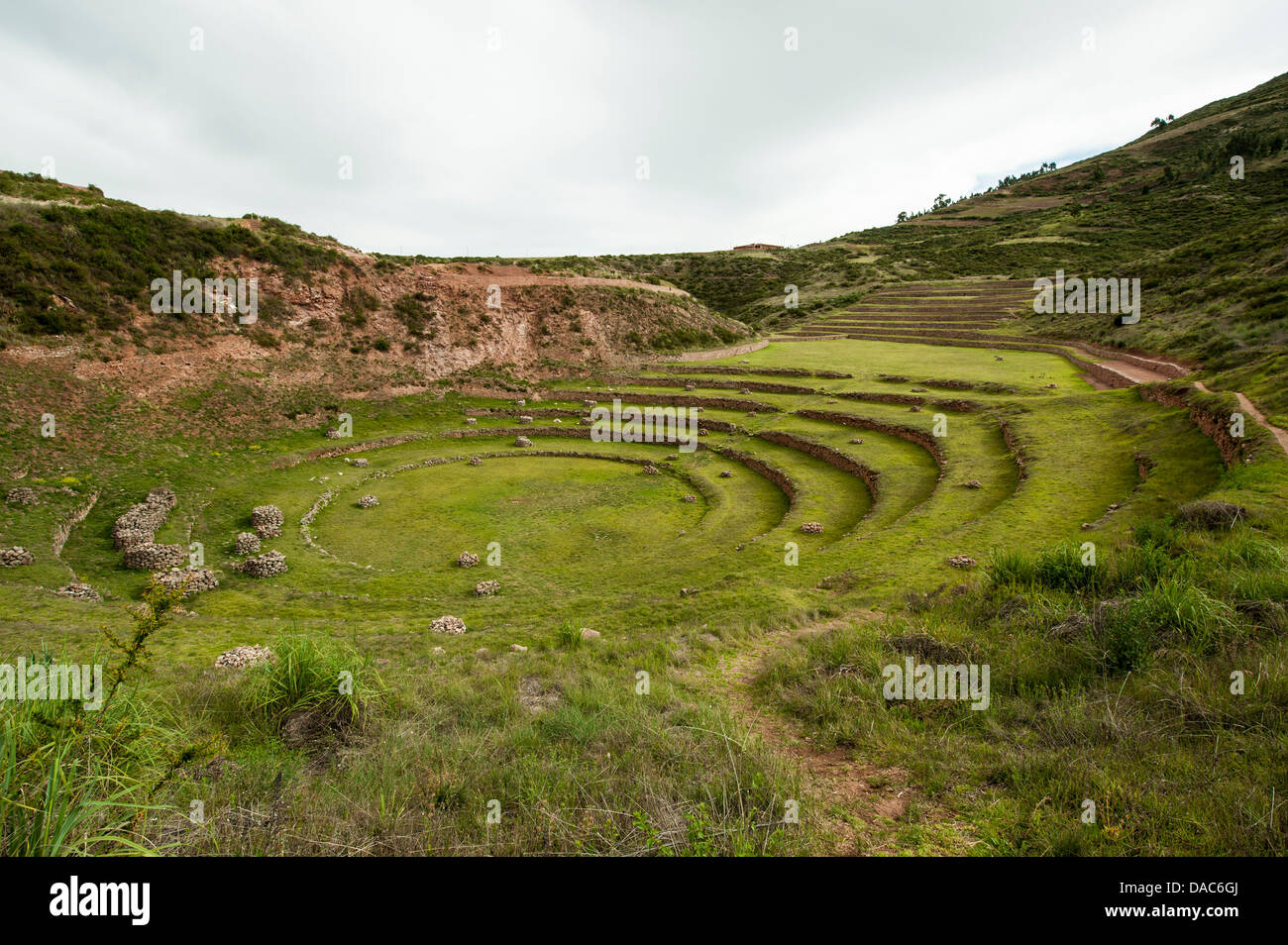 Ancient Moray Incan terraced agricultural laboratory stone terraces ...