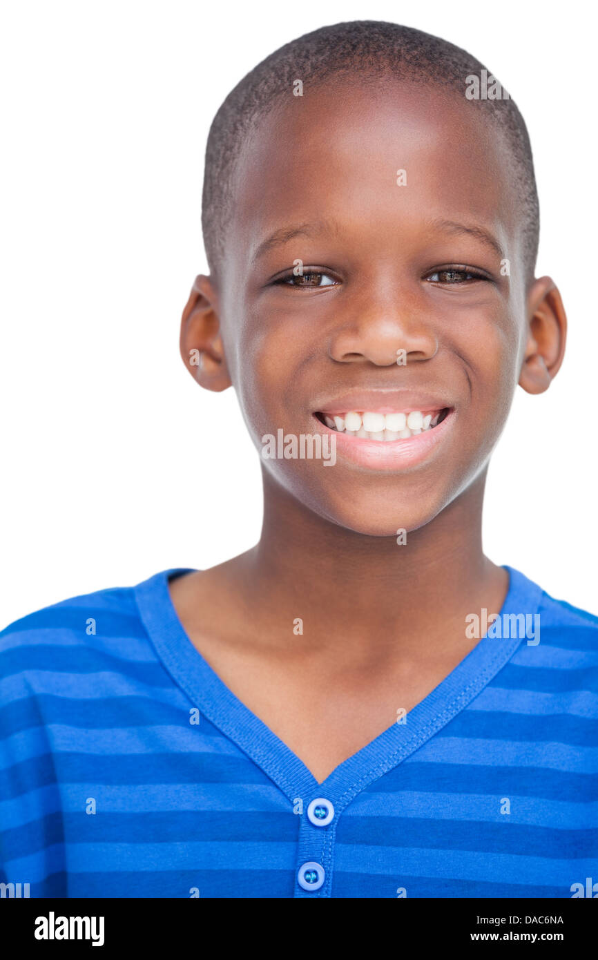 Portrait of smiling little boy Stock Photo - Alamy
