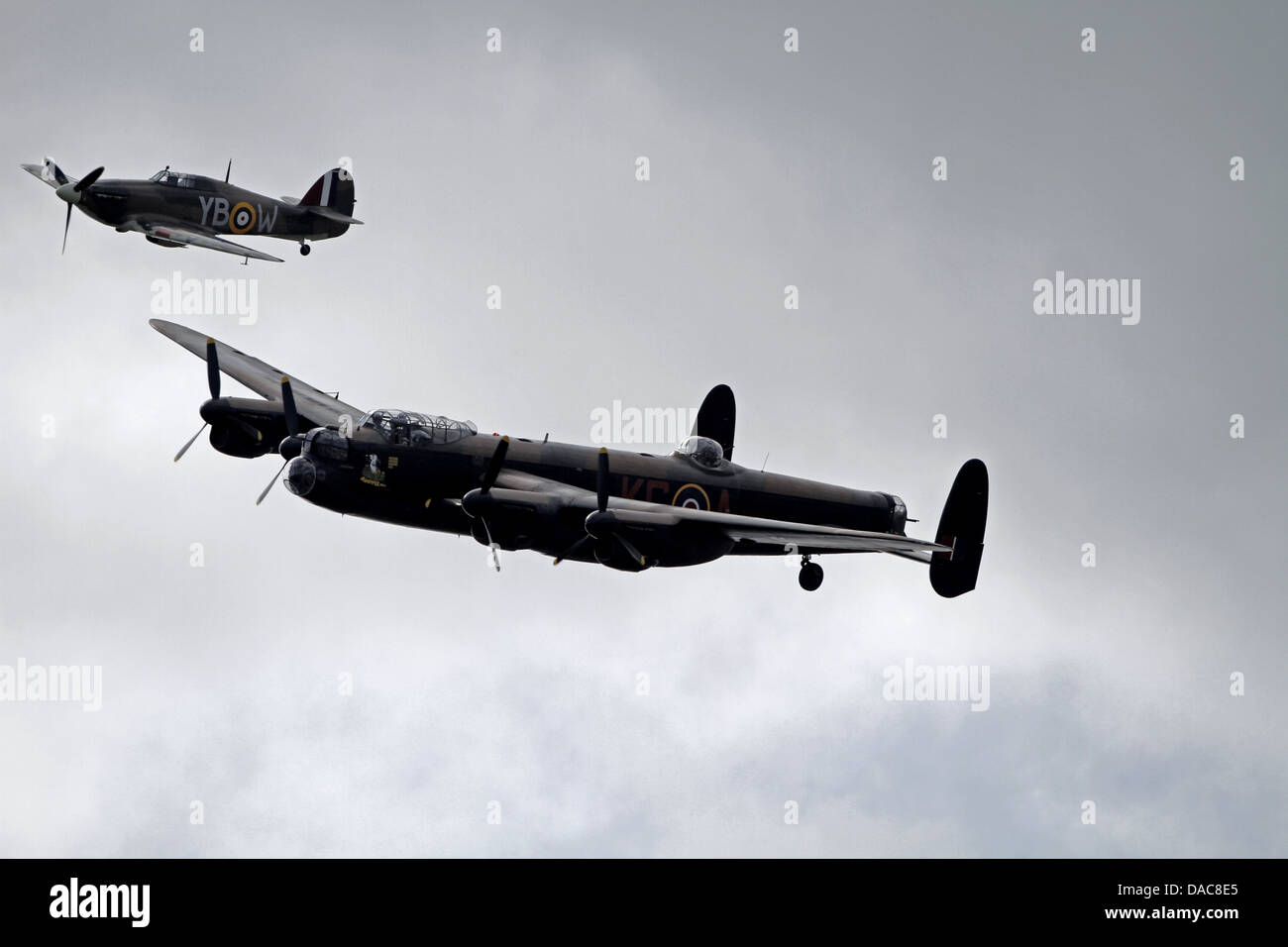 Spitfire and lancaster hi-res stock photography and images - Alamy