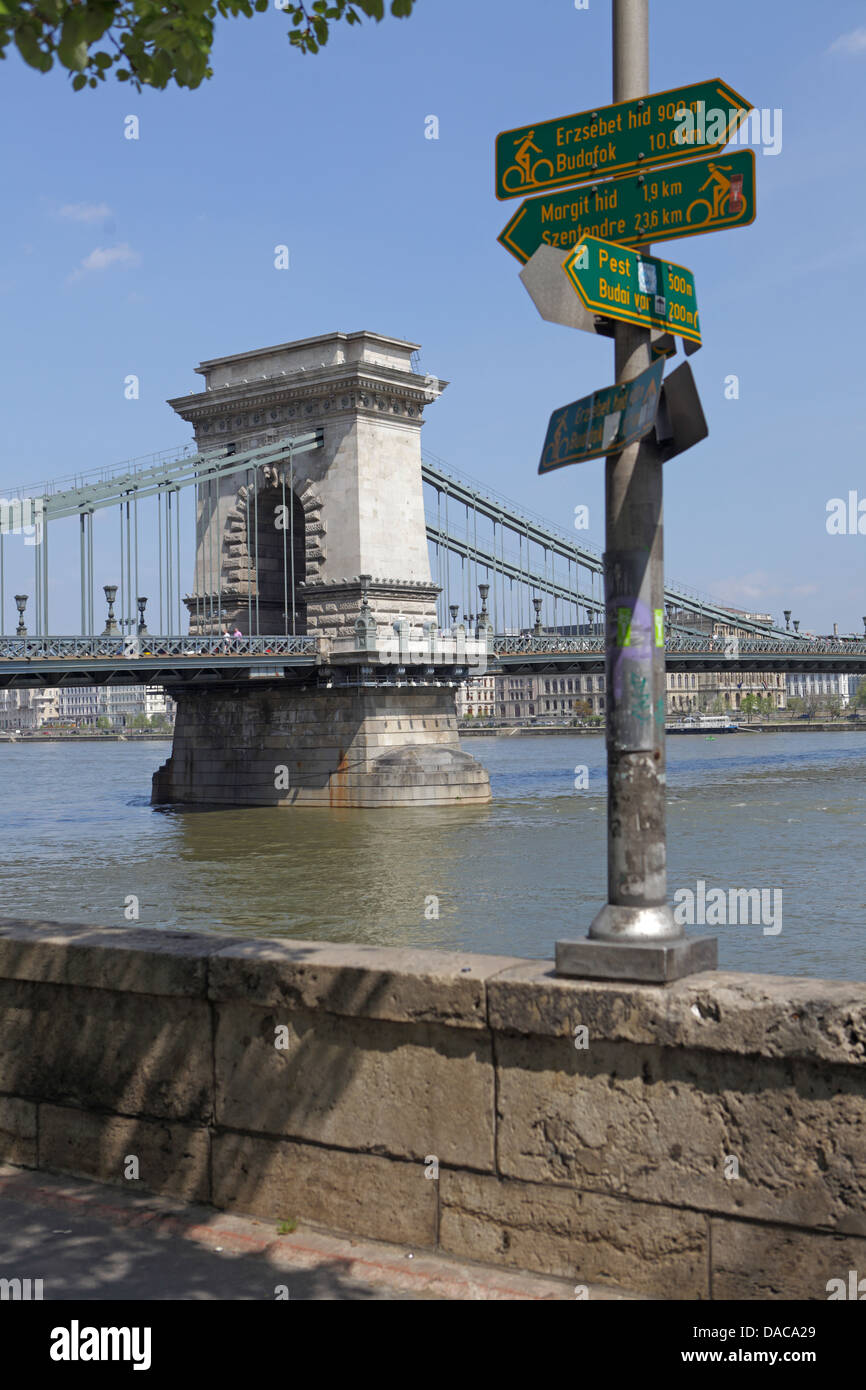Budapest hungary hungarian road signs hi-res stock photography and ...
