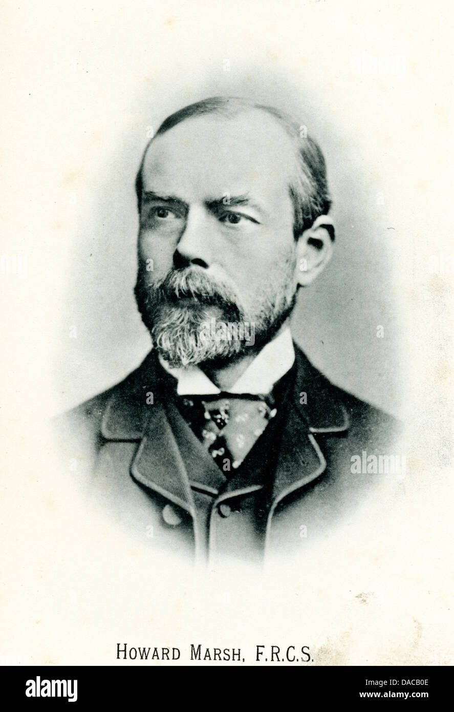 Frederick Howard Marsh 1839 to 1915 a British surgeon Stock Photo - Alamy