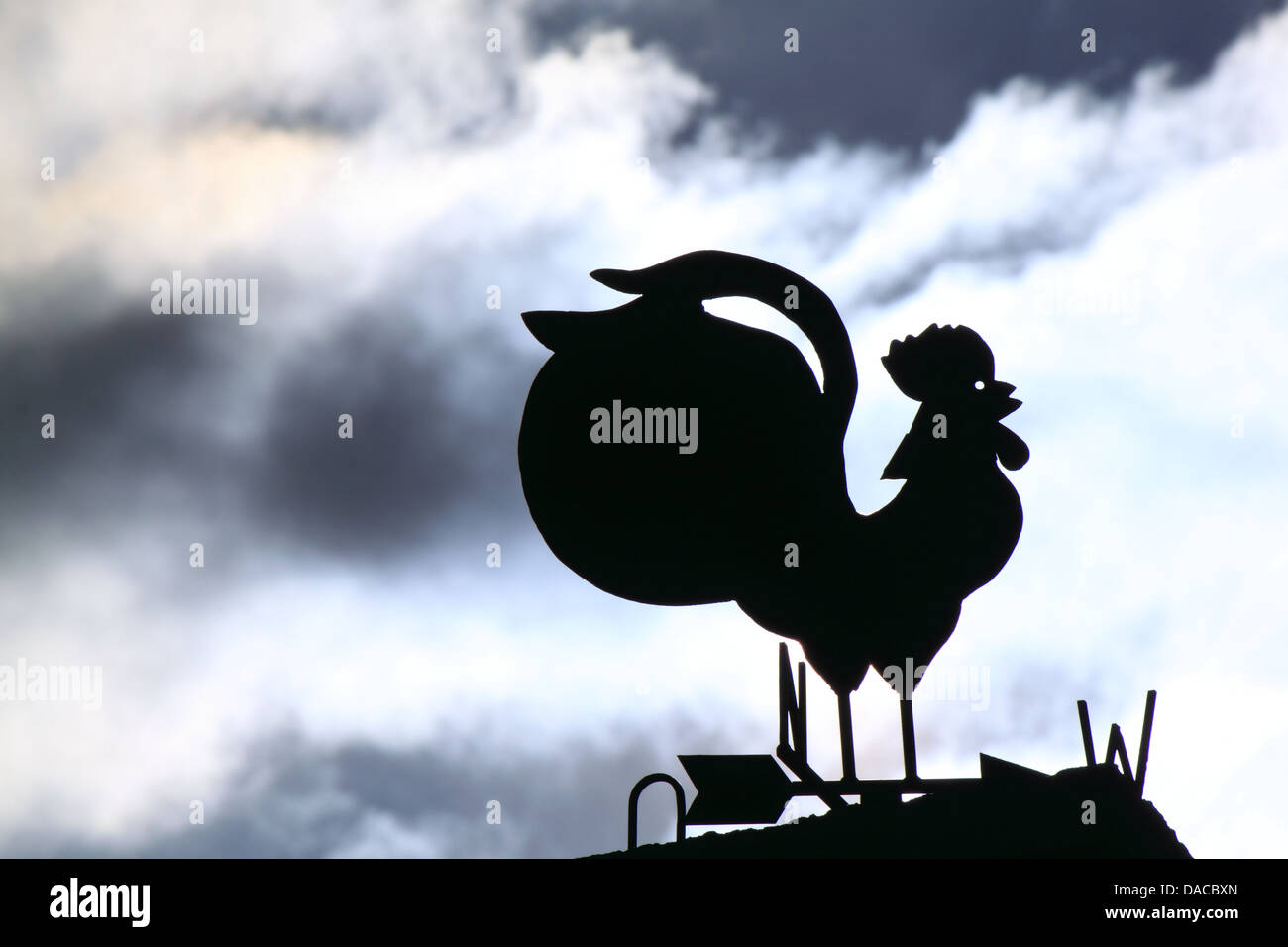 Wind indicator on a villa rooftop Stock Photo - Alamy