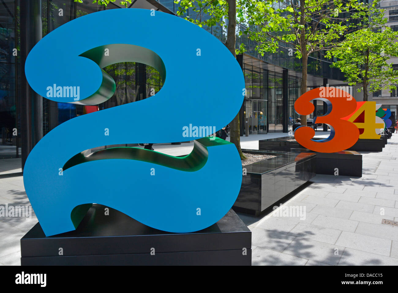 One Through Zero (The Ten Numbers) sculpture by Robert Indiana part of ...