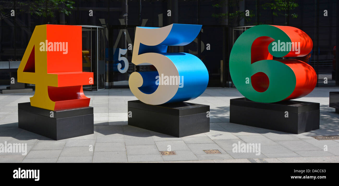 Number sculpture hi-res stock photography and images - Alamy