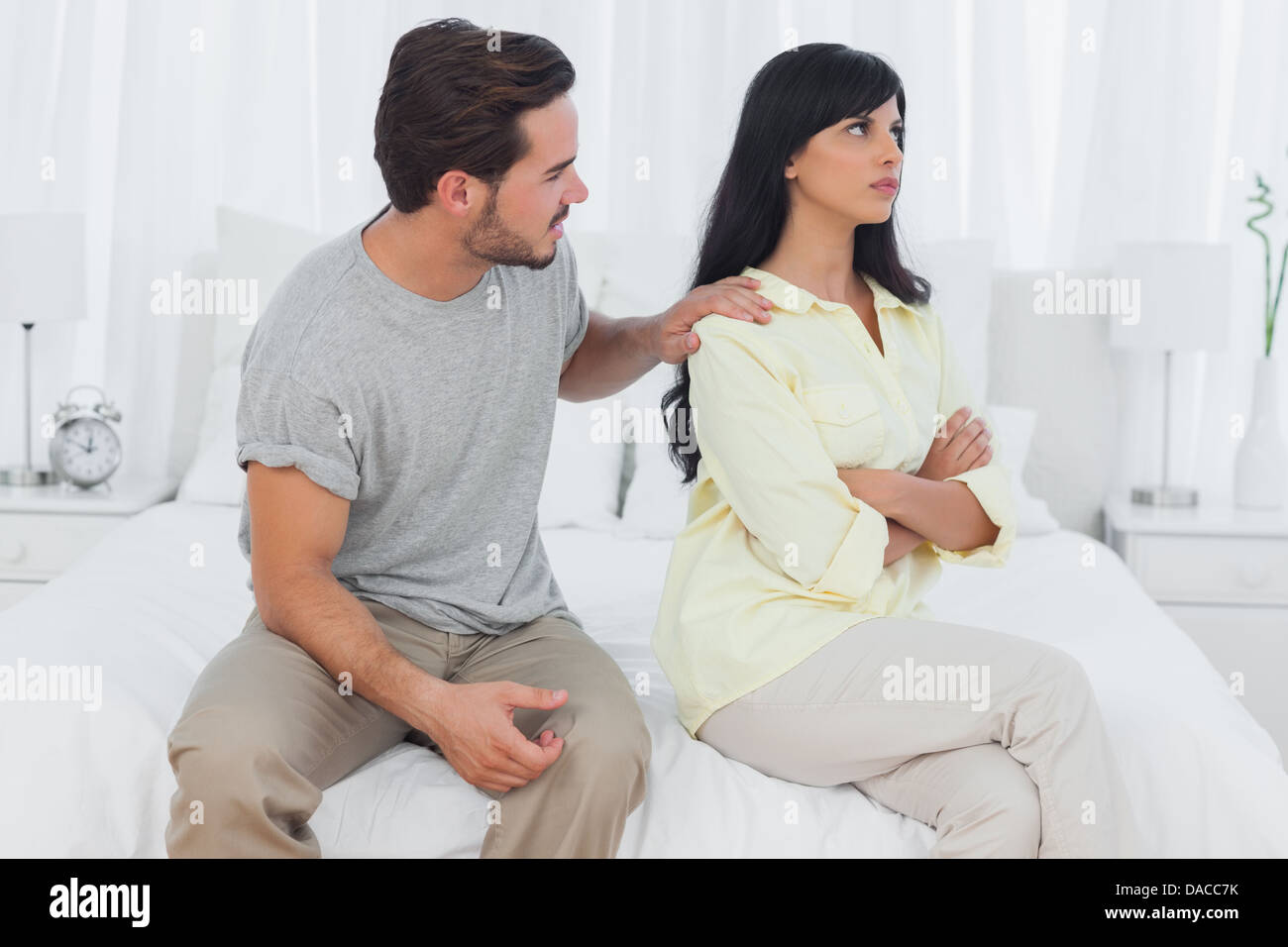 Woman sulking hi-res stock photography and images - Alamy