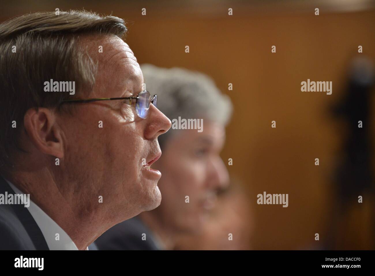 Washington, DC, USA. 10th July, 2013. LARRY POPE, president and CEO of ...