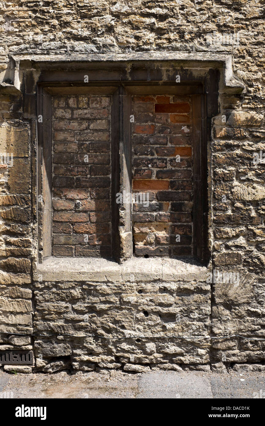 Bricked Up Window in the village of Lacock Stock Photo - Alamy
