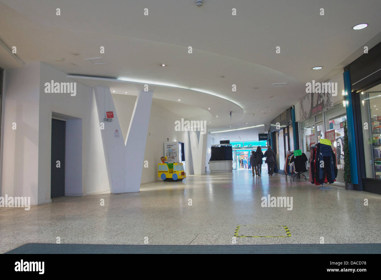 Small shopping mall Stock Photo - Alamy