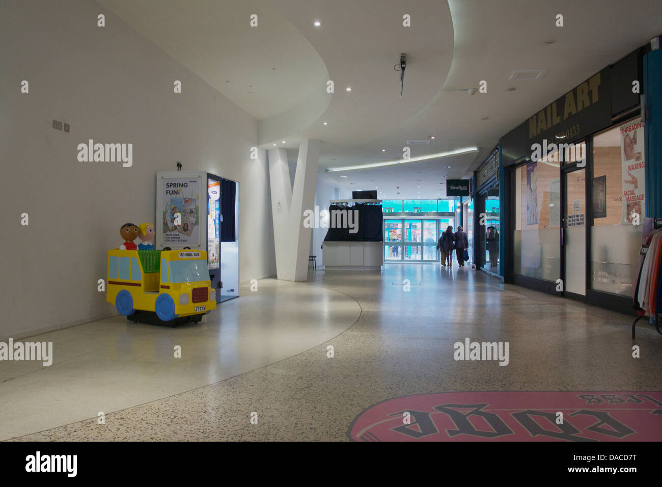 Small shopping mall Stock Photo - Alamy