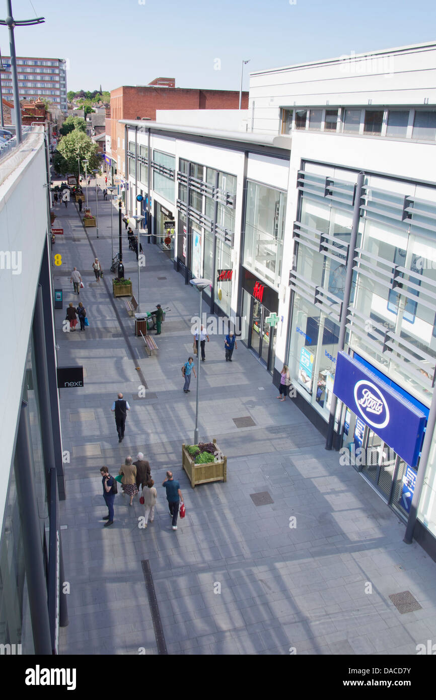 George Street Altrincham looking north west Stock Photo - Alamy
