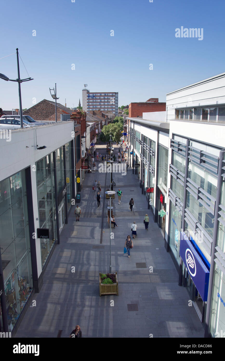 George Street Altrincham looking north west Stock Photo - Alamy