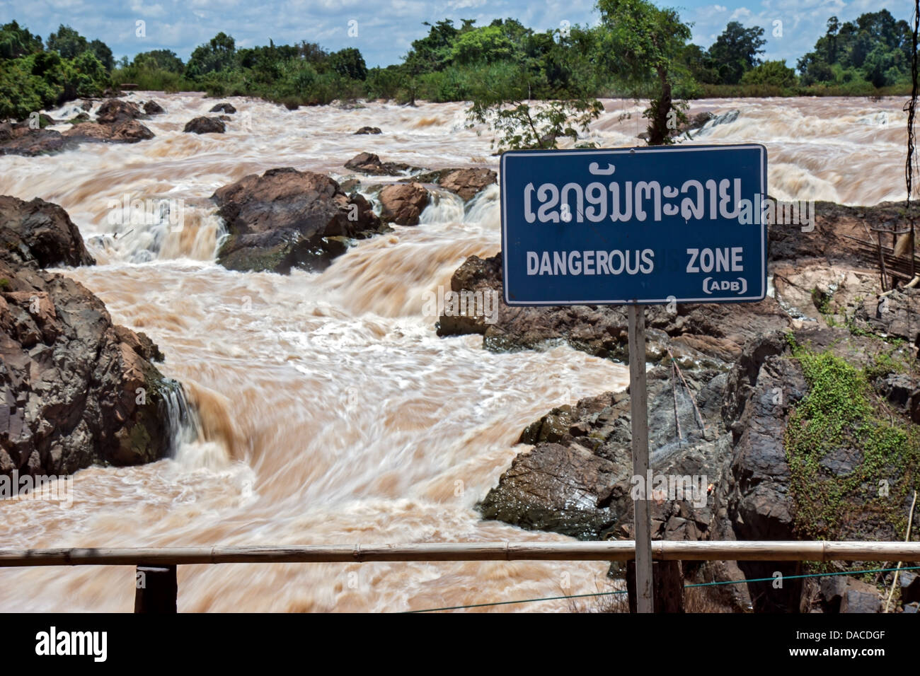 Li Phi Falls Stock Photo - Alamy