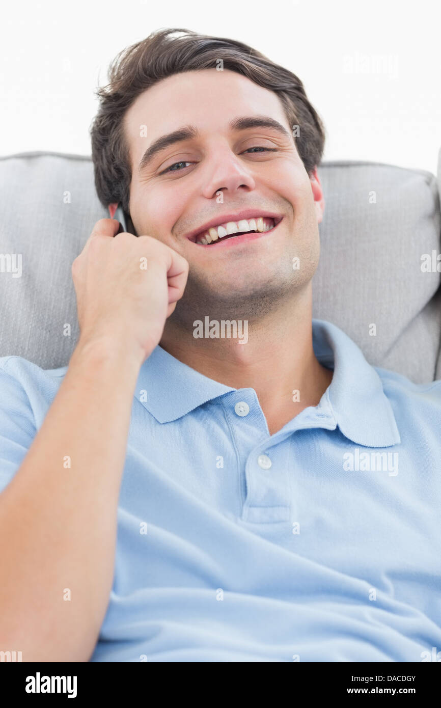 Man laughing camera on hi-res stock photography and images - Alamy