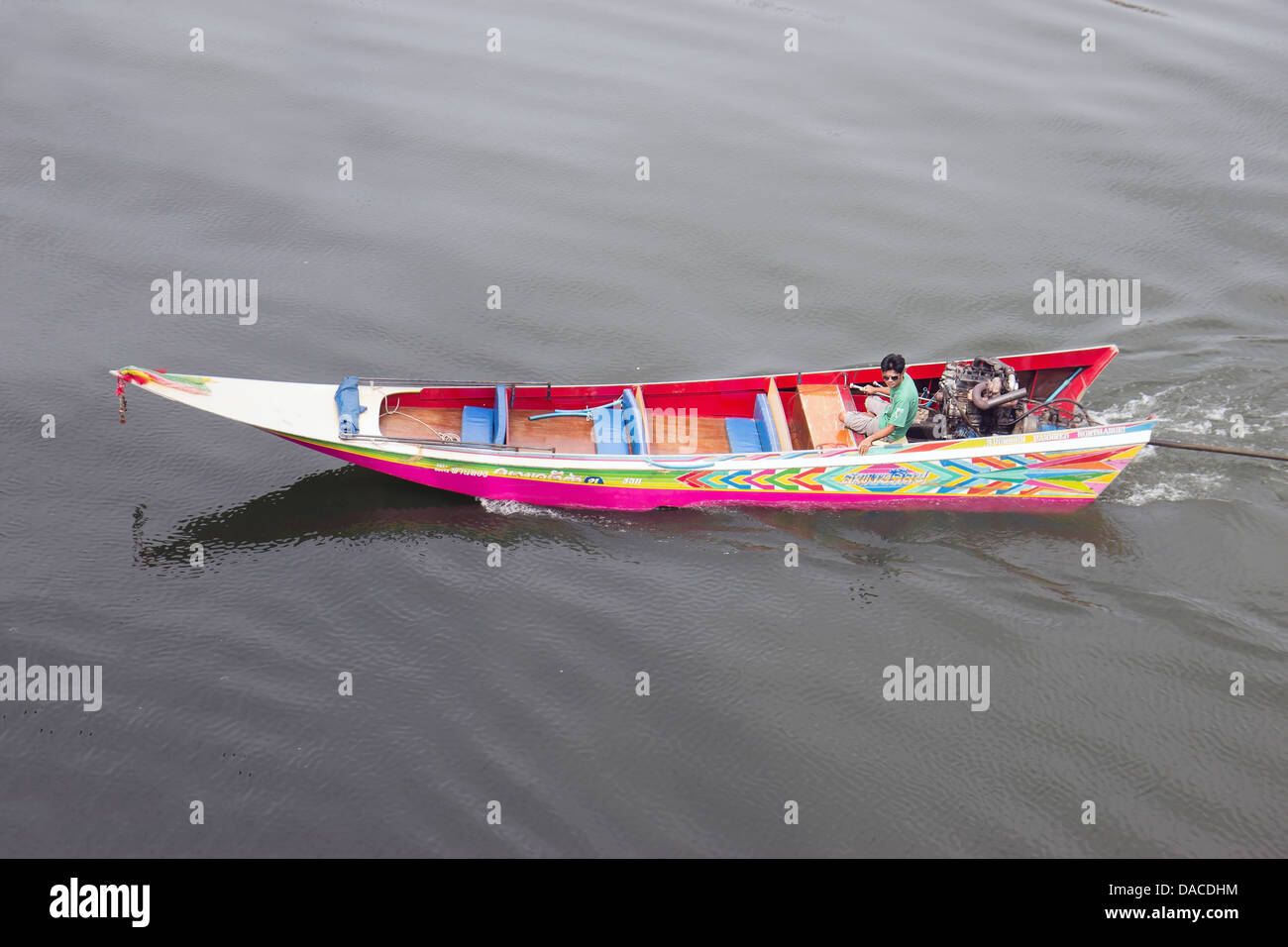 boat on the river Kwai Stock Photo - Alamy