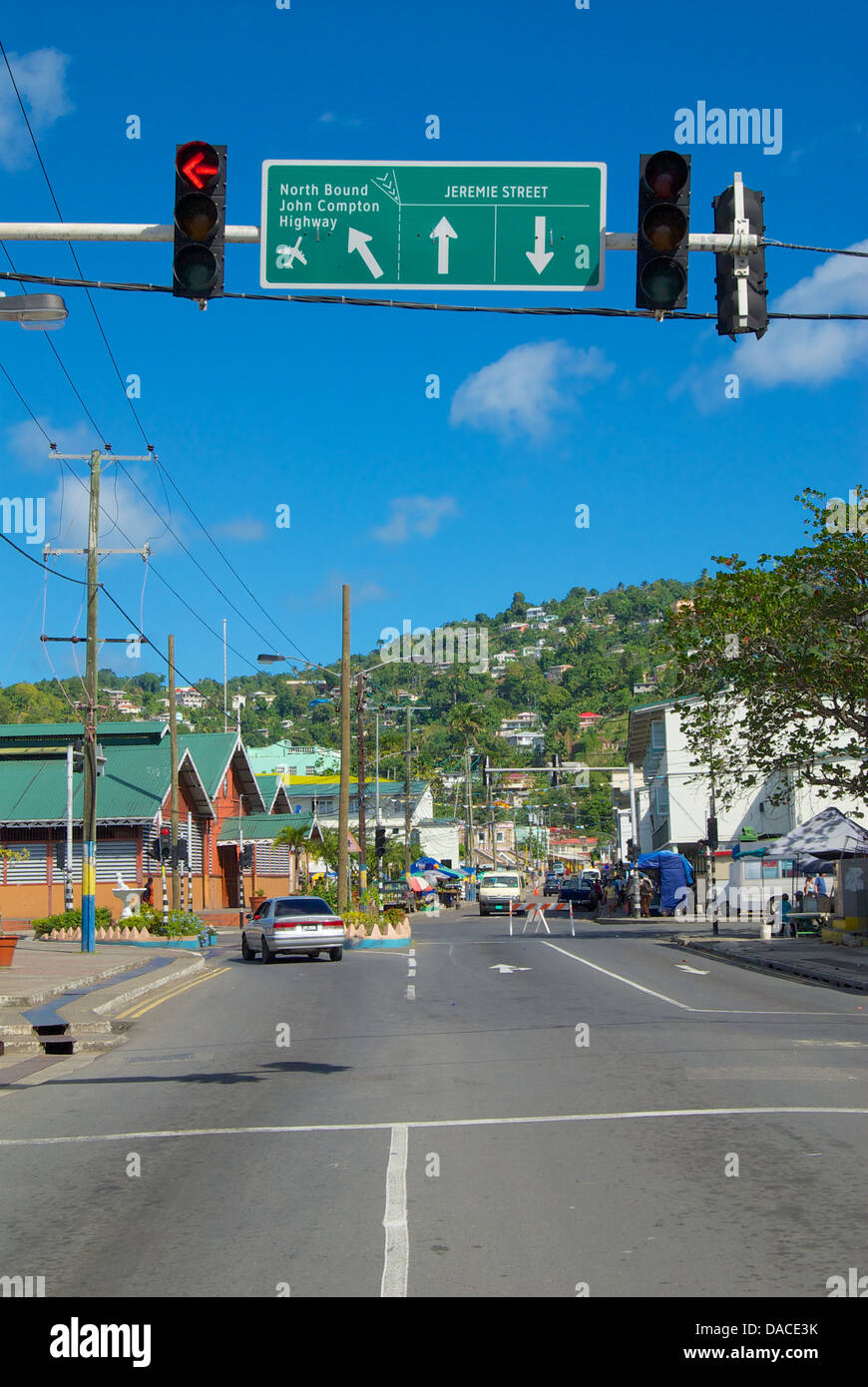 Castries, saint lucia street hi-res stock photography and images - Alamy