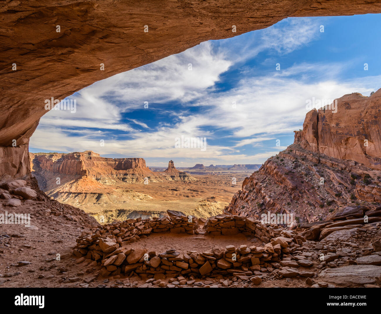 False Kiva, Canyonlands National Park, Utah Stock Photo - Alamy