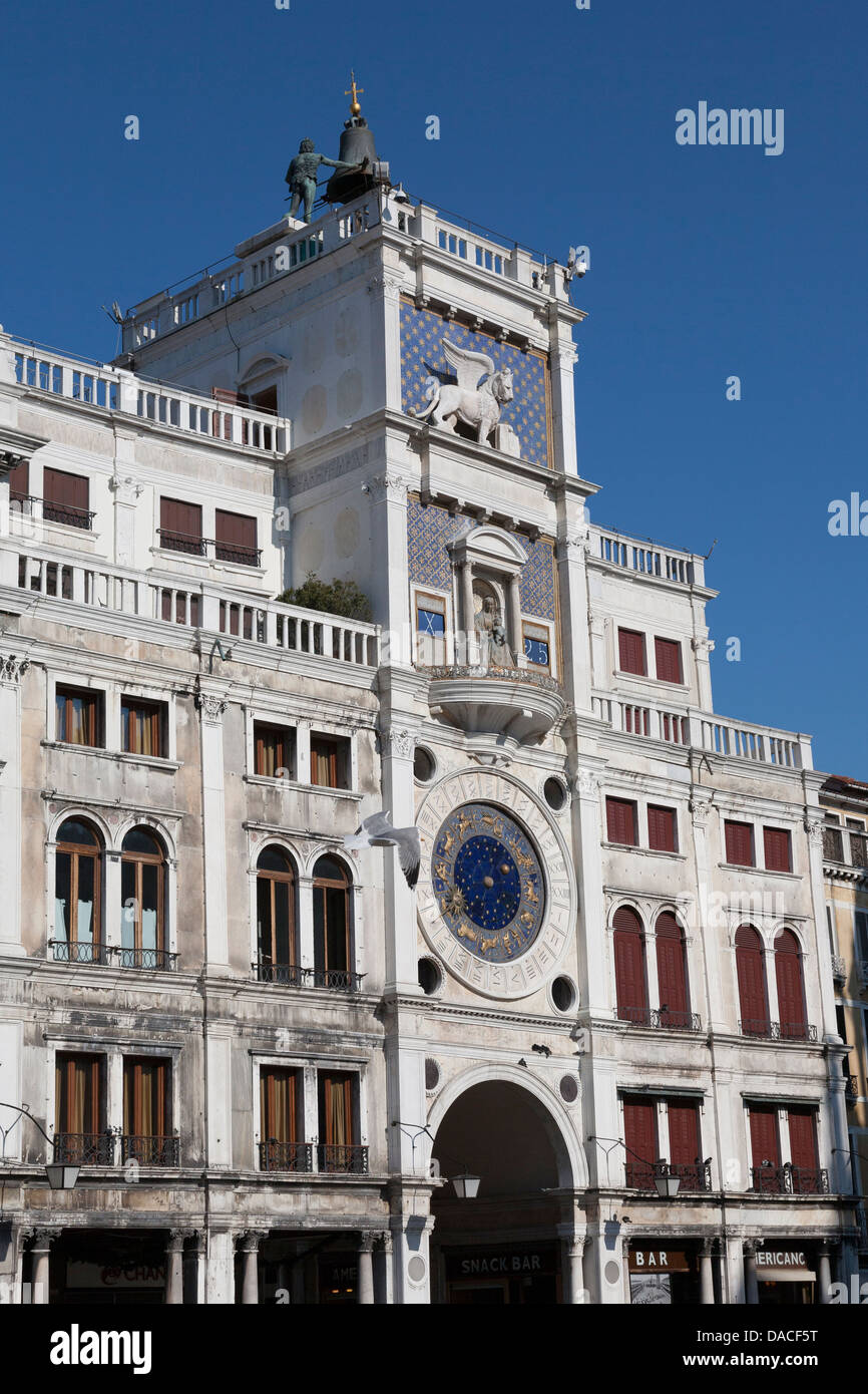 Piazza san marco, venice, clock hi-res stock photography and images - Alamy