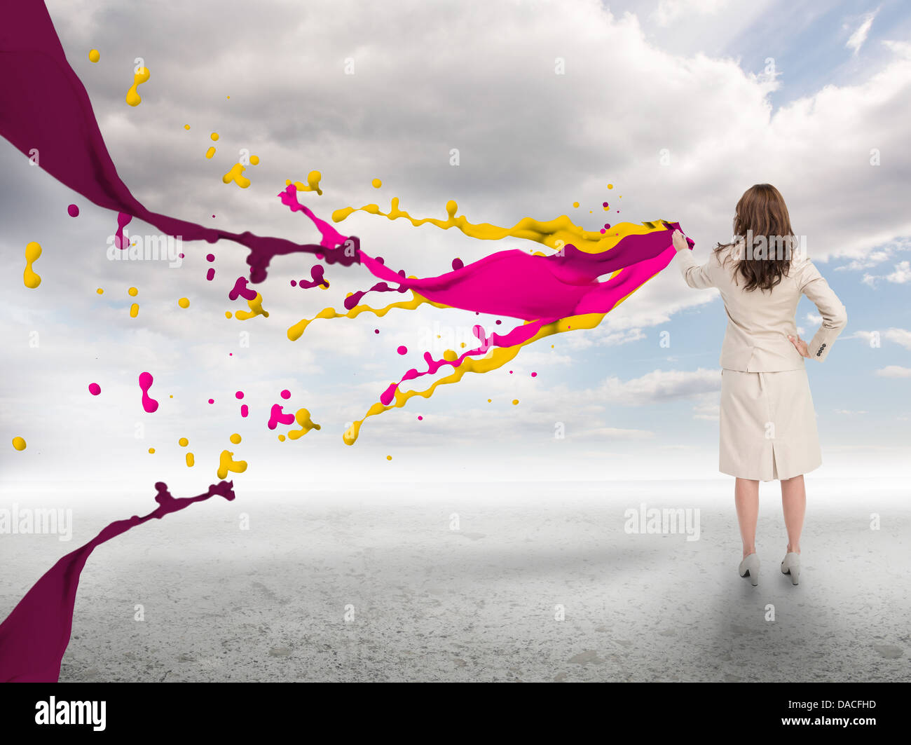 Creative splash hi-res stock photography and images - Alamy